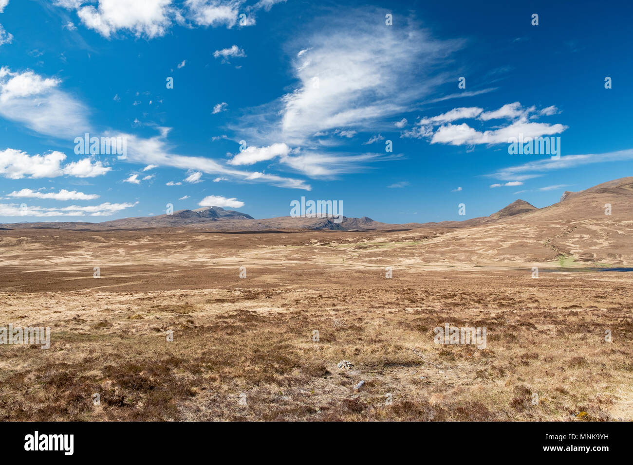 The View from the A836 near Tongue, Highland, Scotland Stock Photo - Alamy