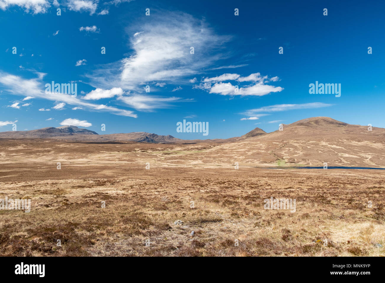 The View from the A836 near Tongue, Highland, Scotland Stock Photo - Alamy