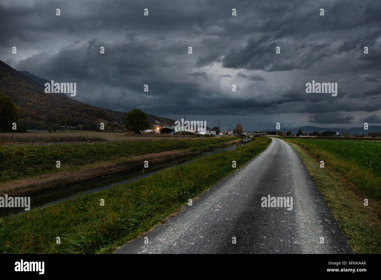 Line Of Dark Storm Clouds