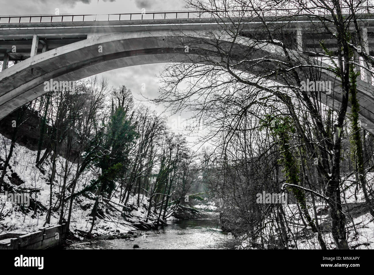 Kokra River Bridge Stock Photo - Alamy