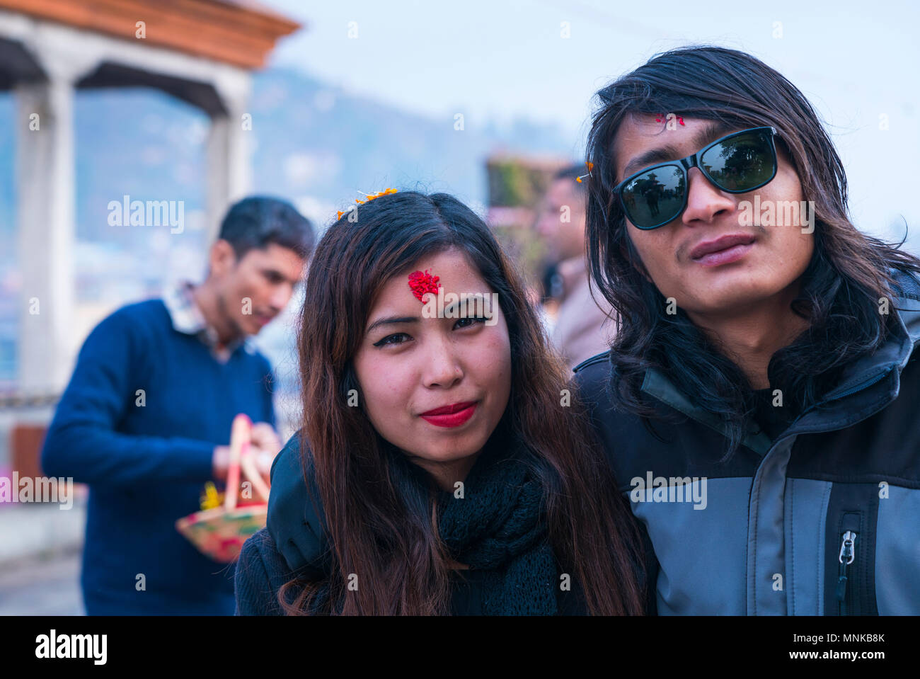 Bindhya Basini Temple, Pokhara, Nepal, Asia Stock Photo - Alamy