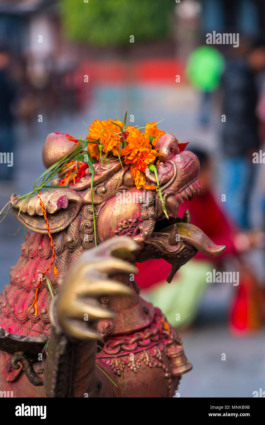 Bindhya Basini Temple, Pokhara, Nepal, Asia Stock Photo - Alamy