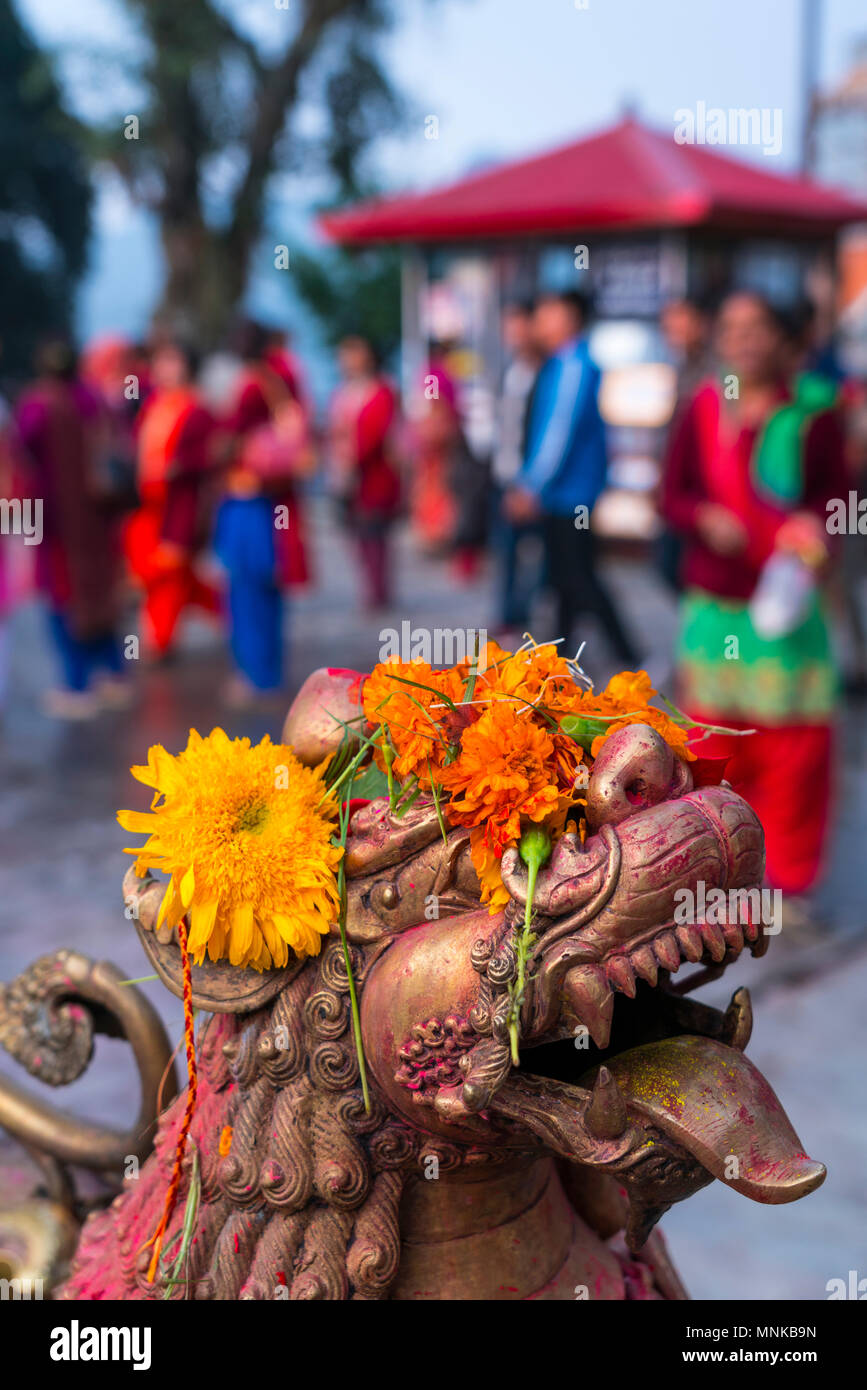 Bindhya Basini Temple, Pokhara, Nepal, Asia Stock Photo - Alamy