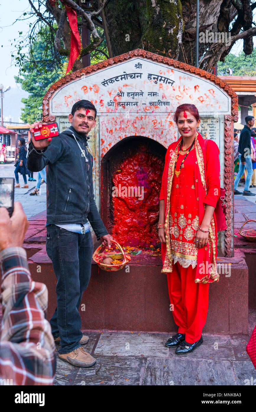 Goddess Durga, Bindhya Basini Temple, Pokhara, Nepal, Asia Stock Photo ...