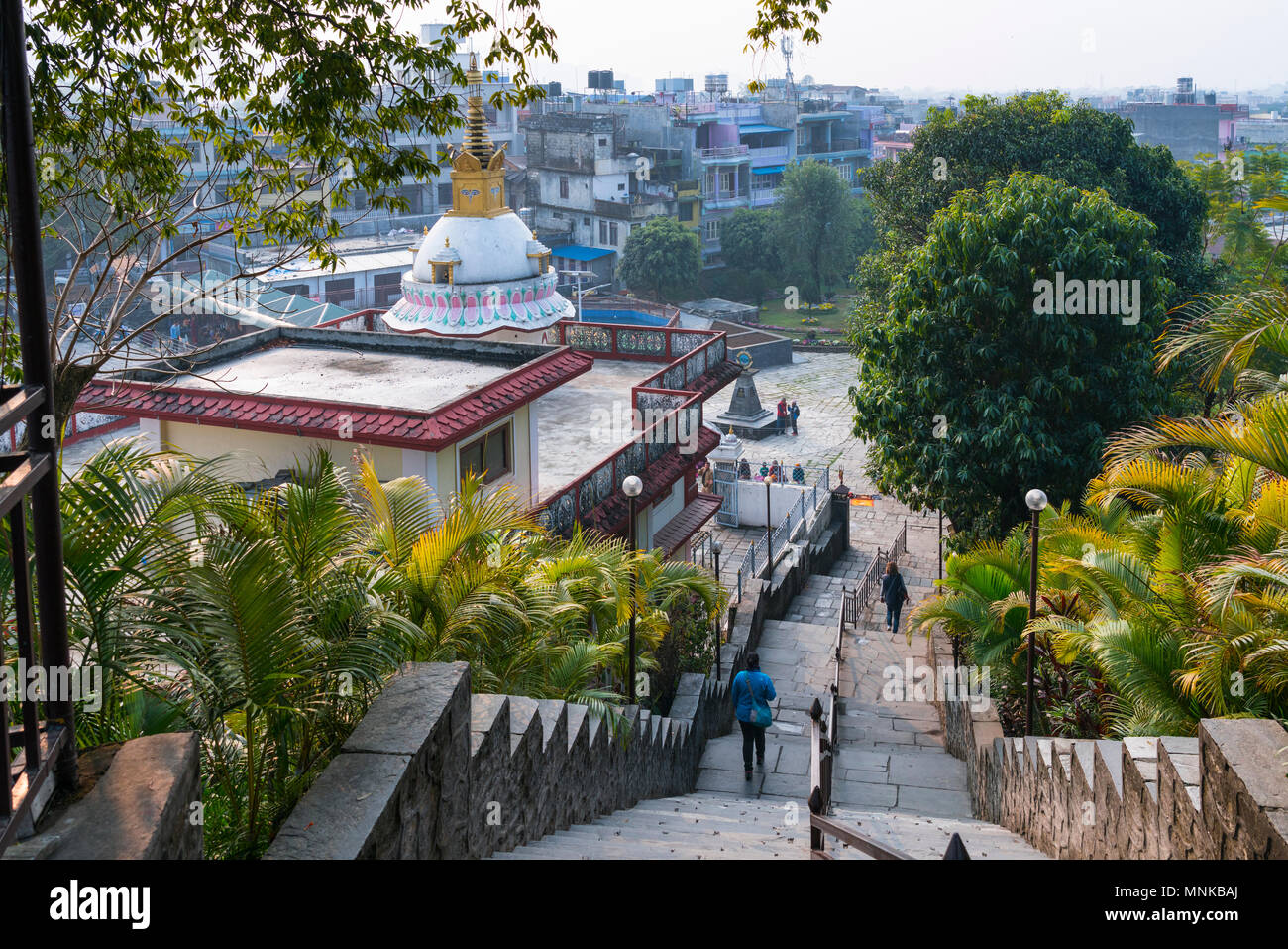 Bindhya Basini Temple, Pokhara, Nepal, Asia Stock Photo - Alamy