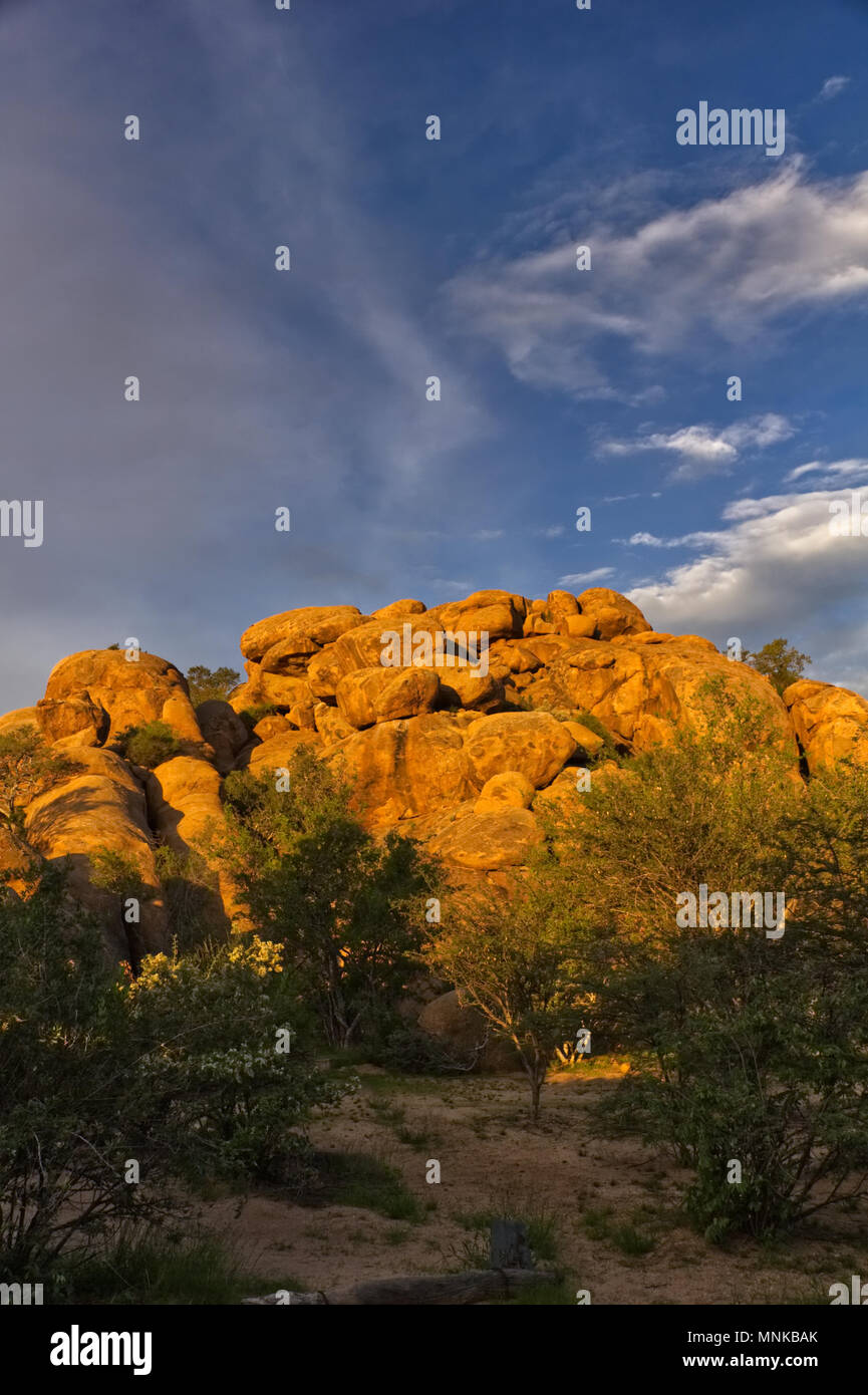 Blue sky on golden hour hi-res stock photography and images - Alamy