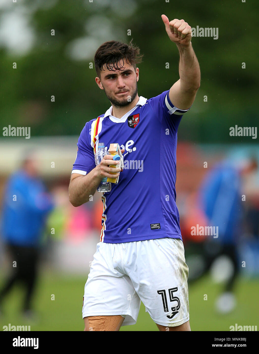 Exeter City's Jordan Moore-Taylor Stock Photo - Alamy