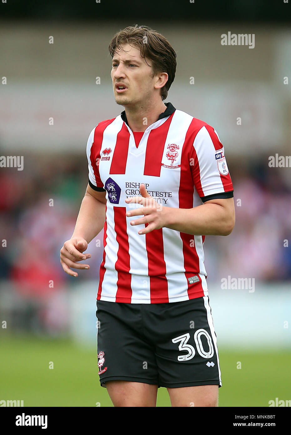 Lincoln City's Alex Woodyard Stock Photo - Alamy