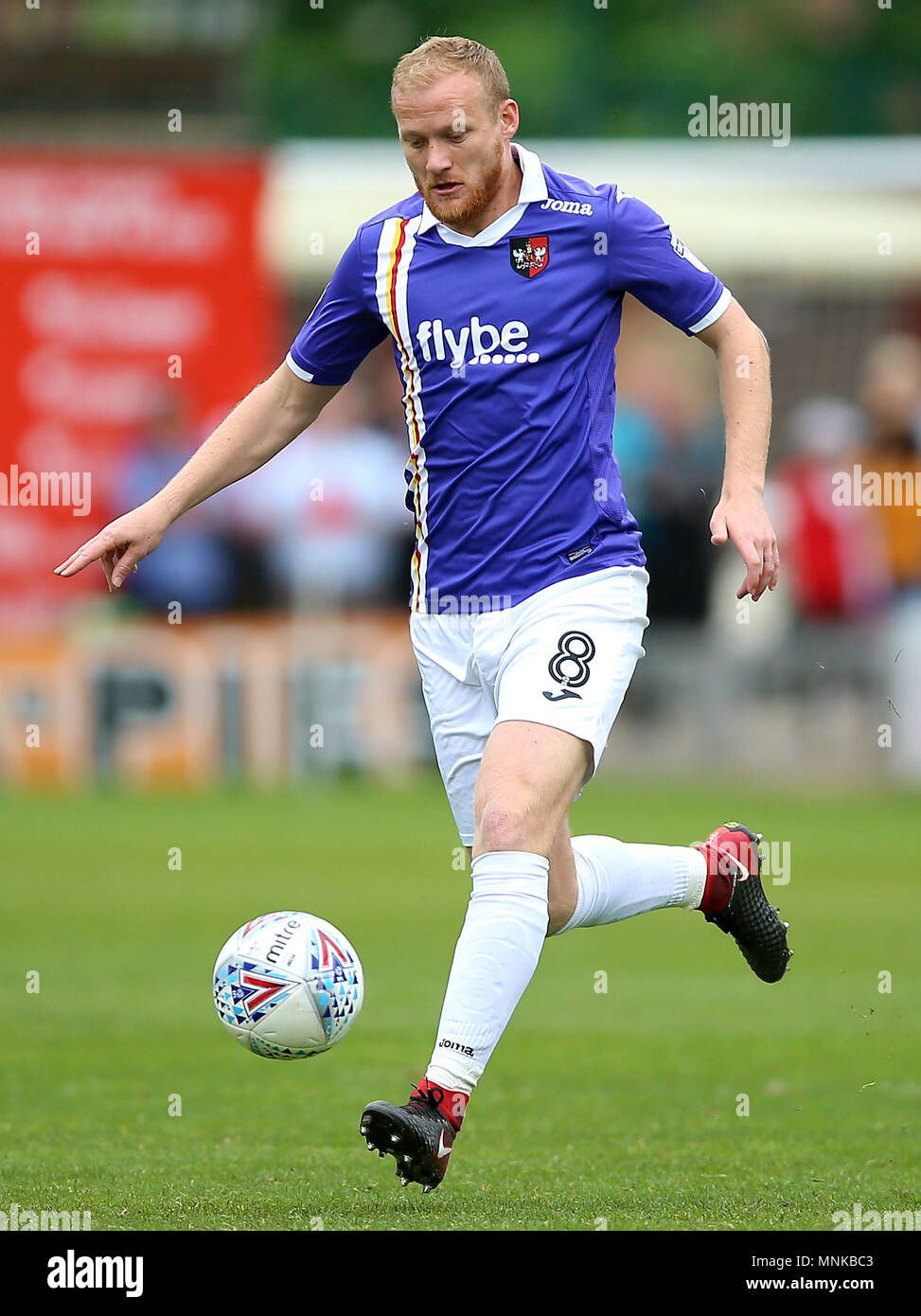 Exeter City's Robbie Simpson Stock Photo - Alamy