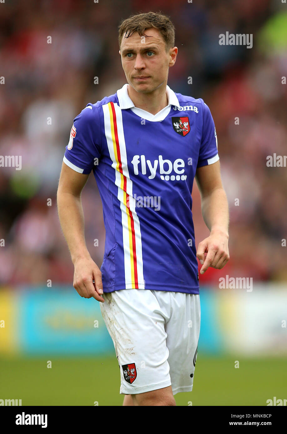 Exeter City's Jordan Tilson Stock Photo - Alamy