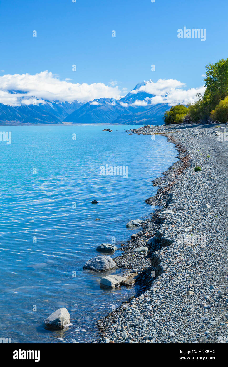Lake pukaki NZ new zealand landscape lake pukaki New Zealand South ...