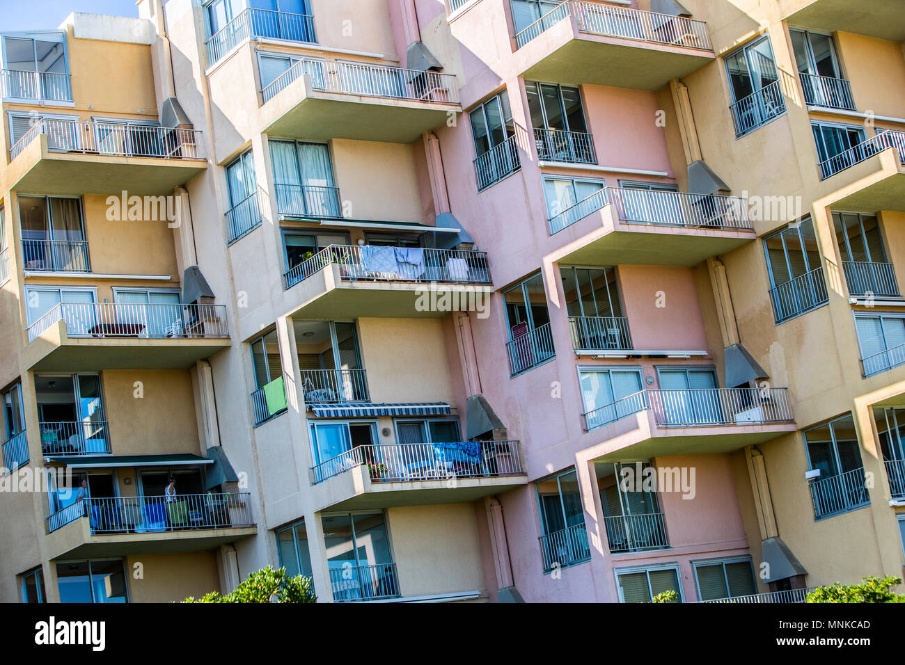 Coloured apartments hi-res stock photography and images - Alamy