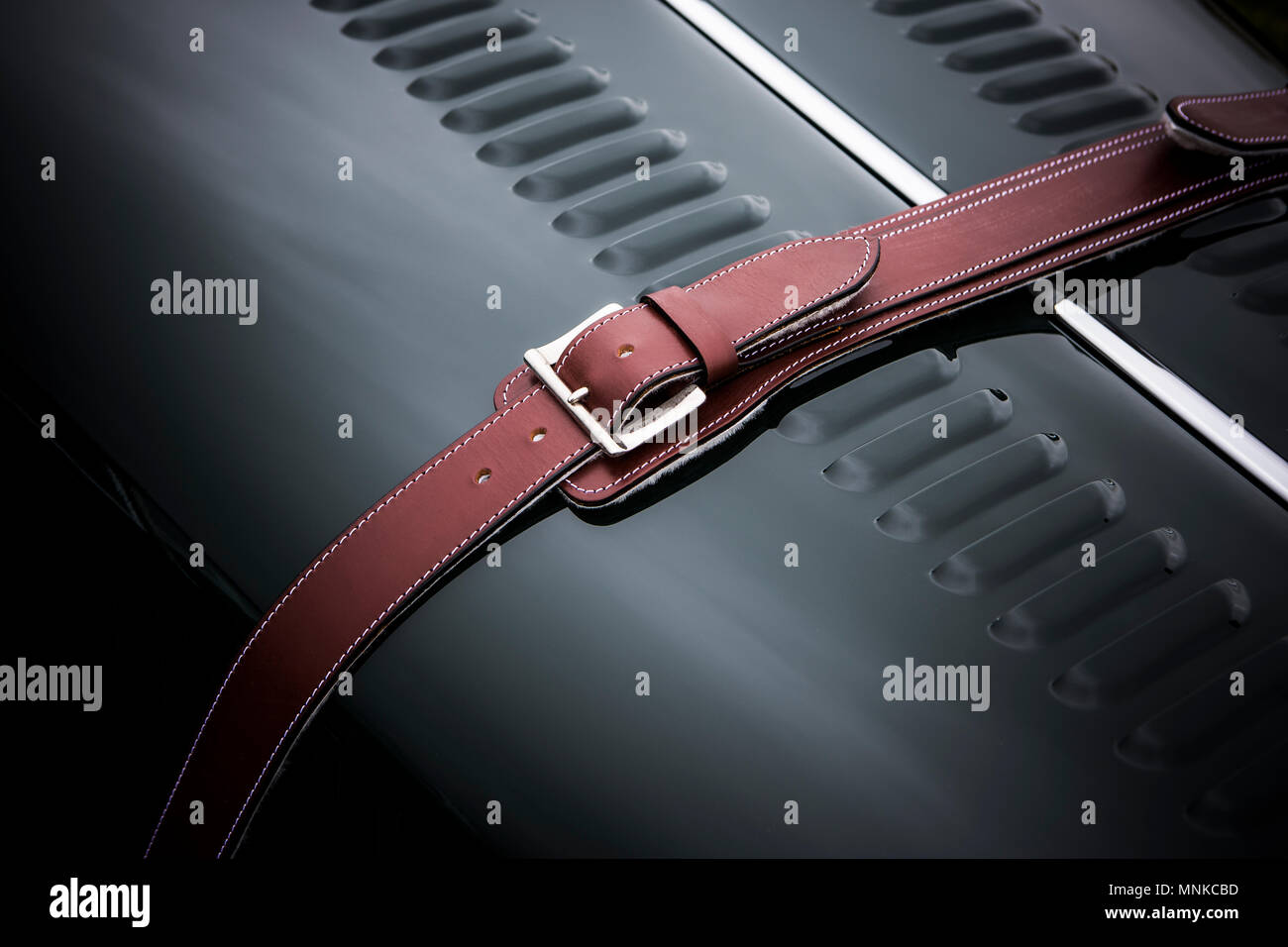 Morgan car bonnet Stock Photo - Alamy