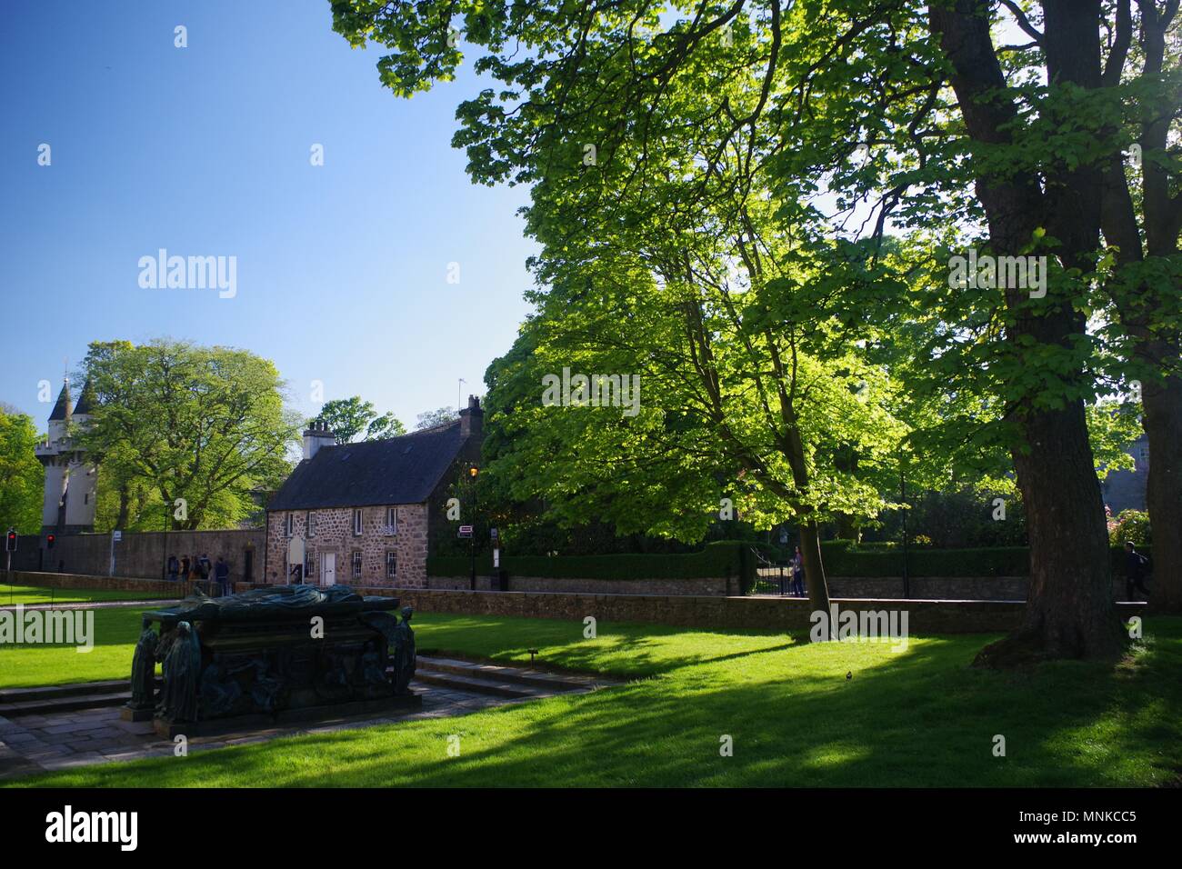 Copper Tomb of William Elphinstone in the Grounds of Aberdeen ...
