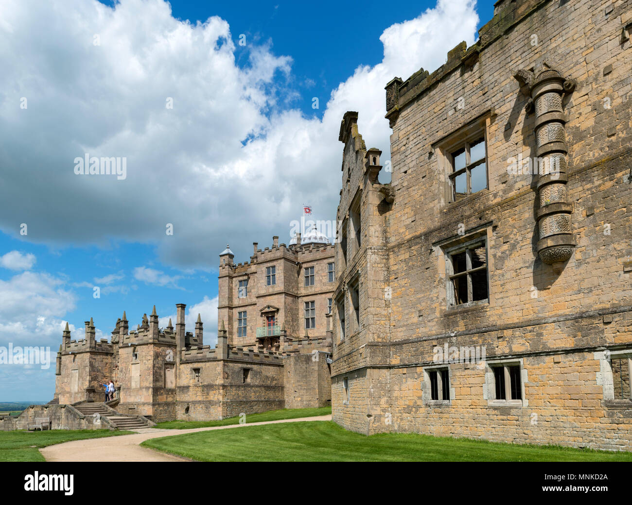 Historic 17th century Bolsover Castle, Bolsover, Derbyshire, England ...