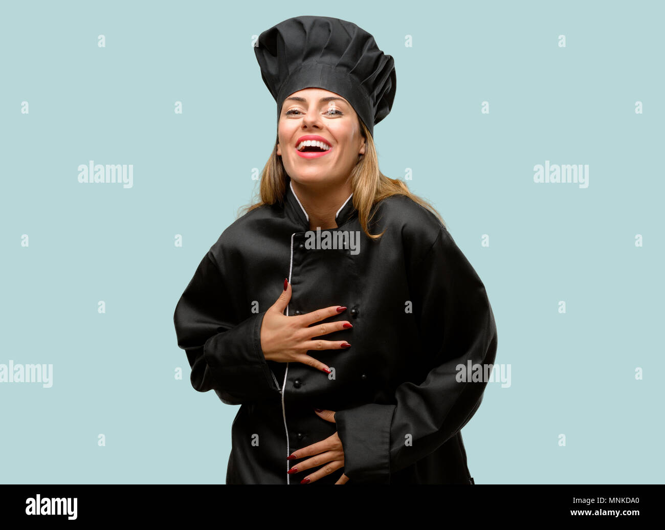 Cool black woman chef hi-res stock photography and images - Alamy