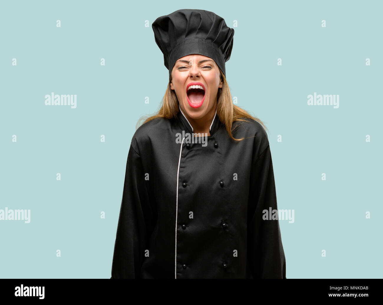Frustrated woman baker hi-res stock photography and images - Alamy