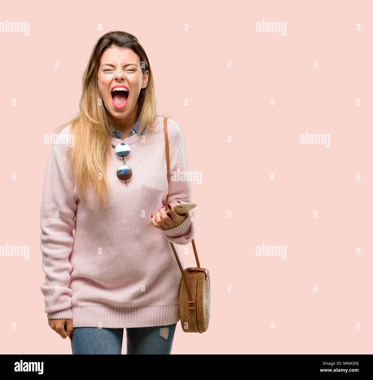 Young woman exasperated expression hi-res stock photography and images ...