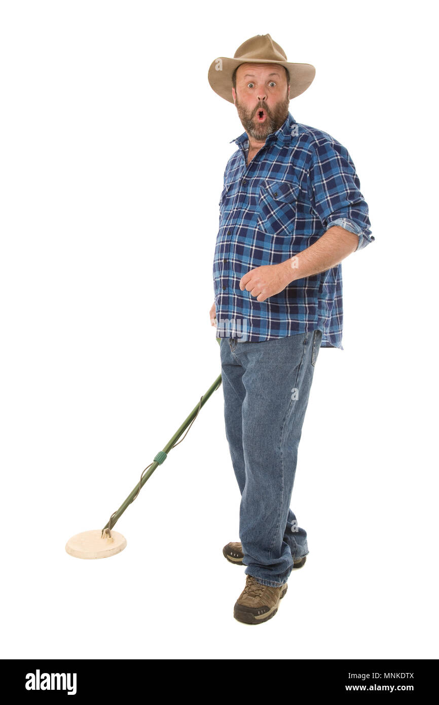 Person with metal detector hi-res stock photography and images - Alamy