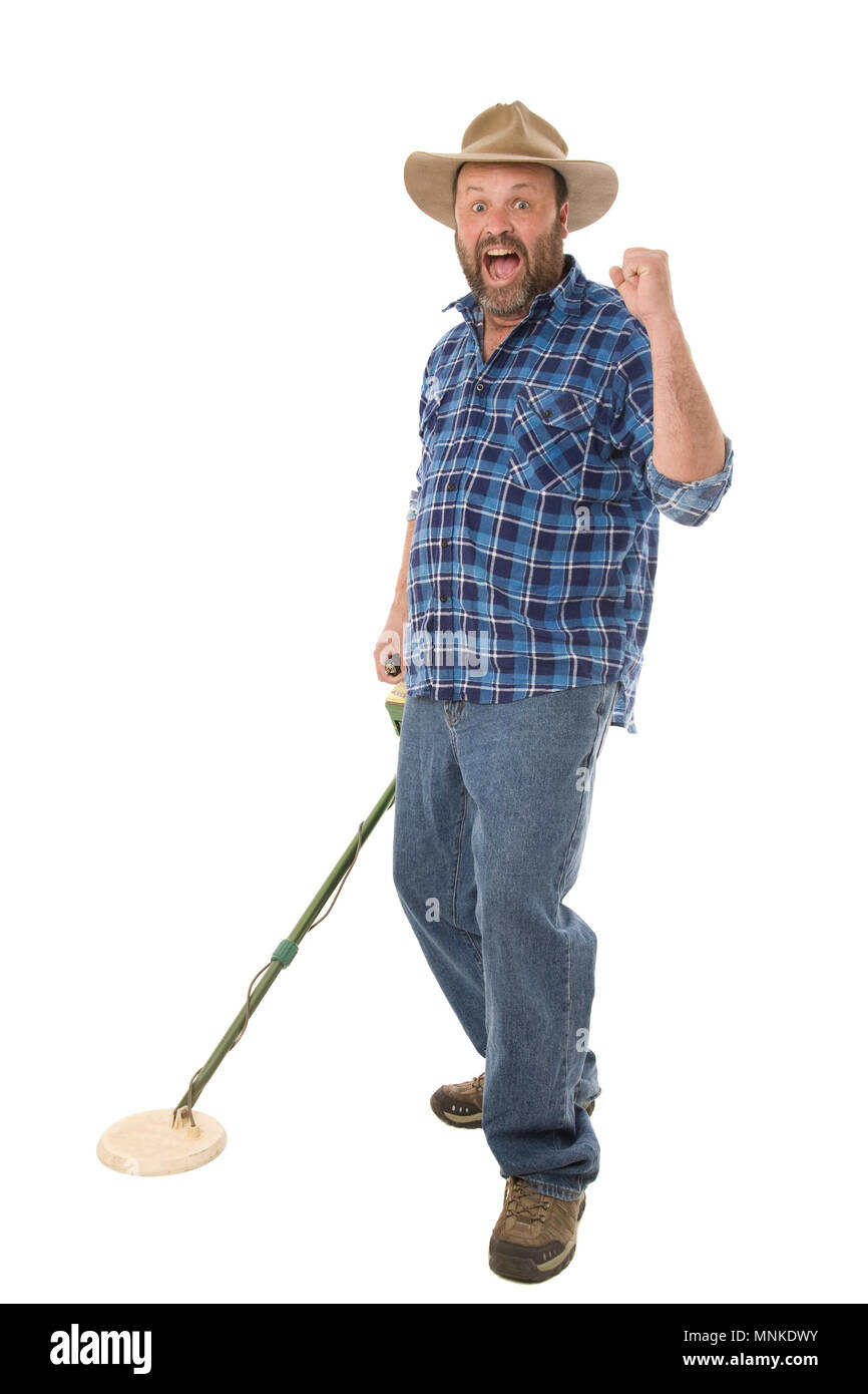 Person using metal detector hi-res stock photography and images - Alamy