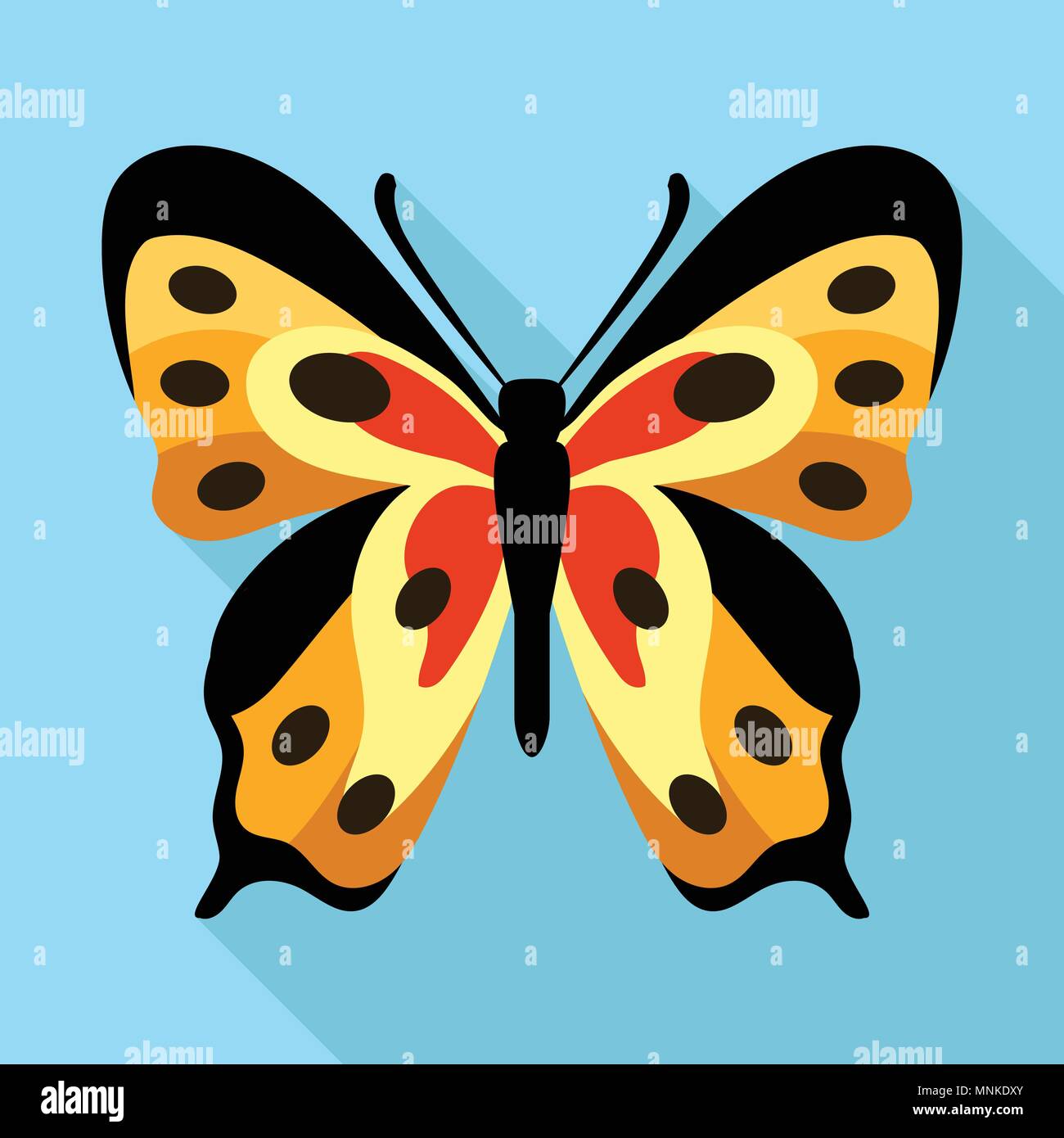 Monarch butterfly icon, flat style Stock Vector Image & Art - Alamy