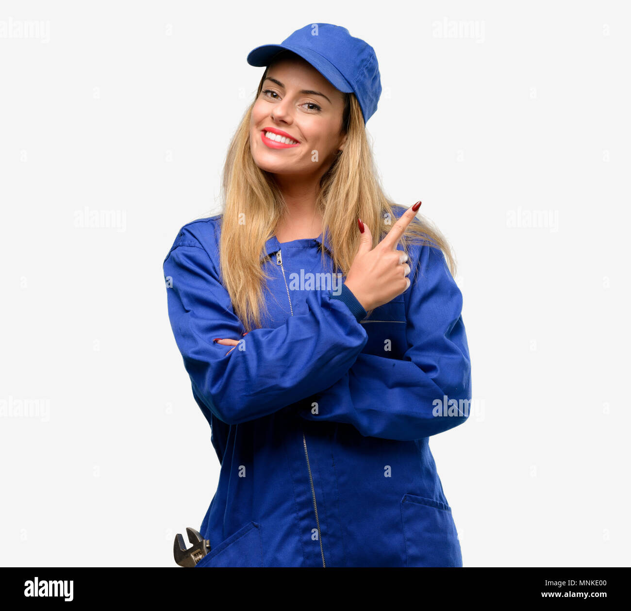 Female plumber model hi-res stock photography and images - Alamy