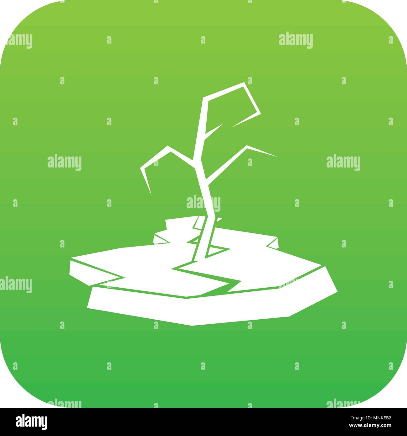 Drought icon digital green Stock Vector Image & Art - Alamy