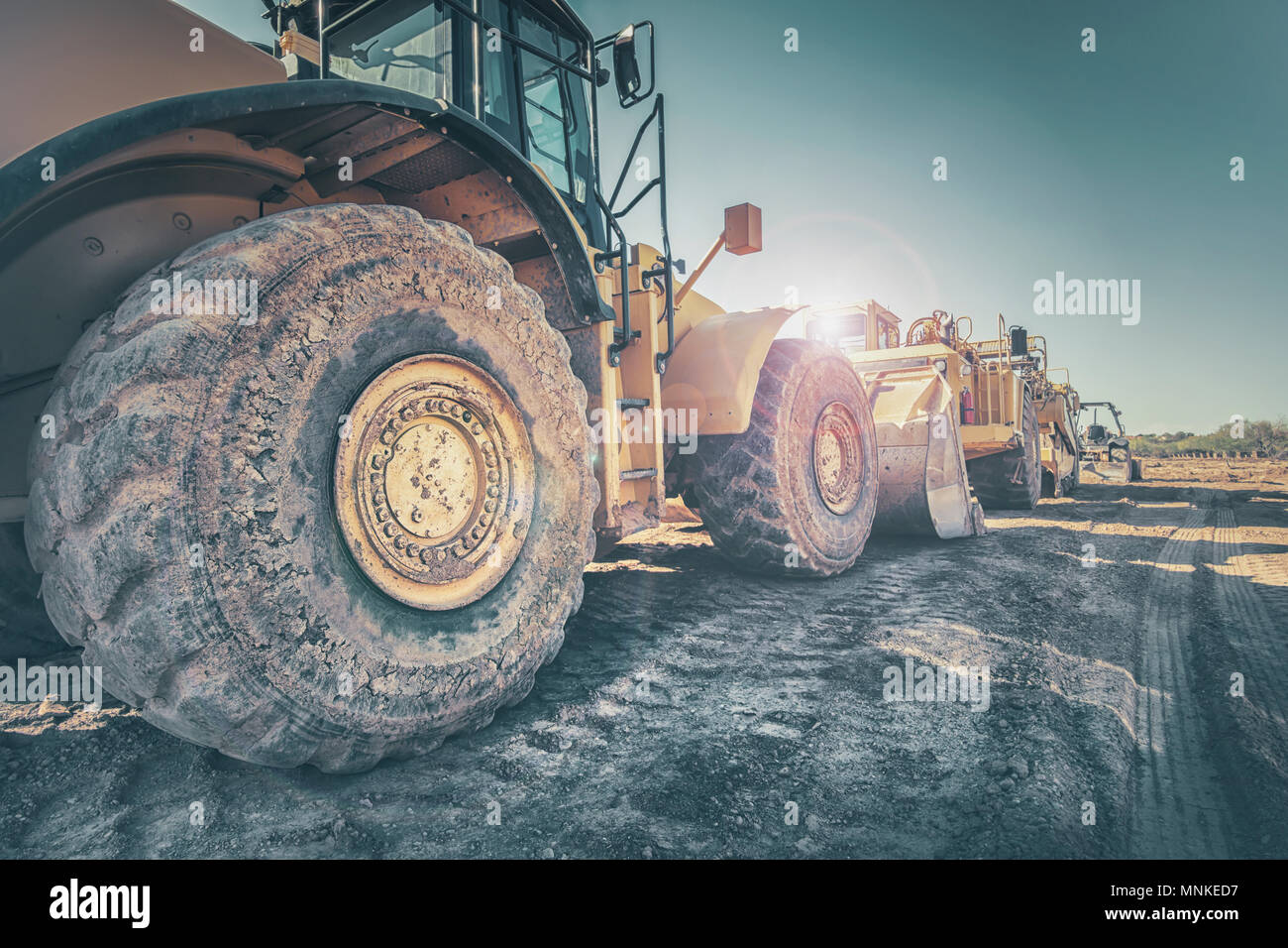 Bulldozer on construction site Stock Photo - Alamy