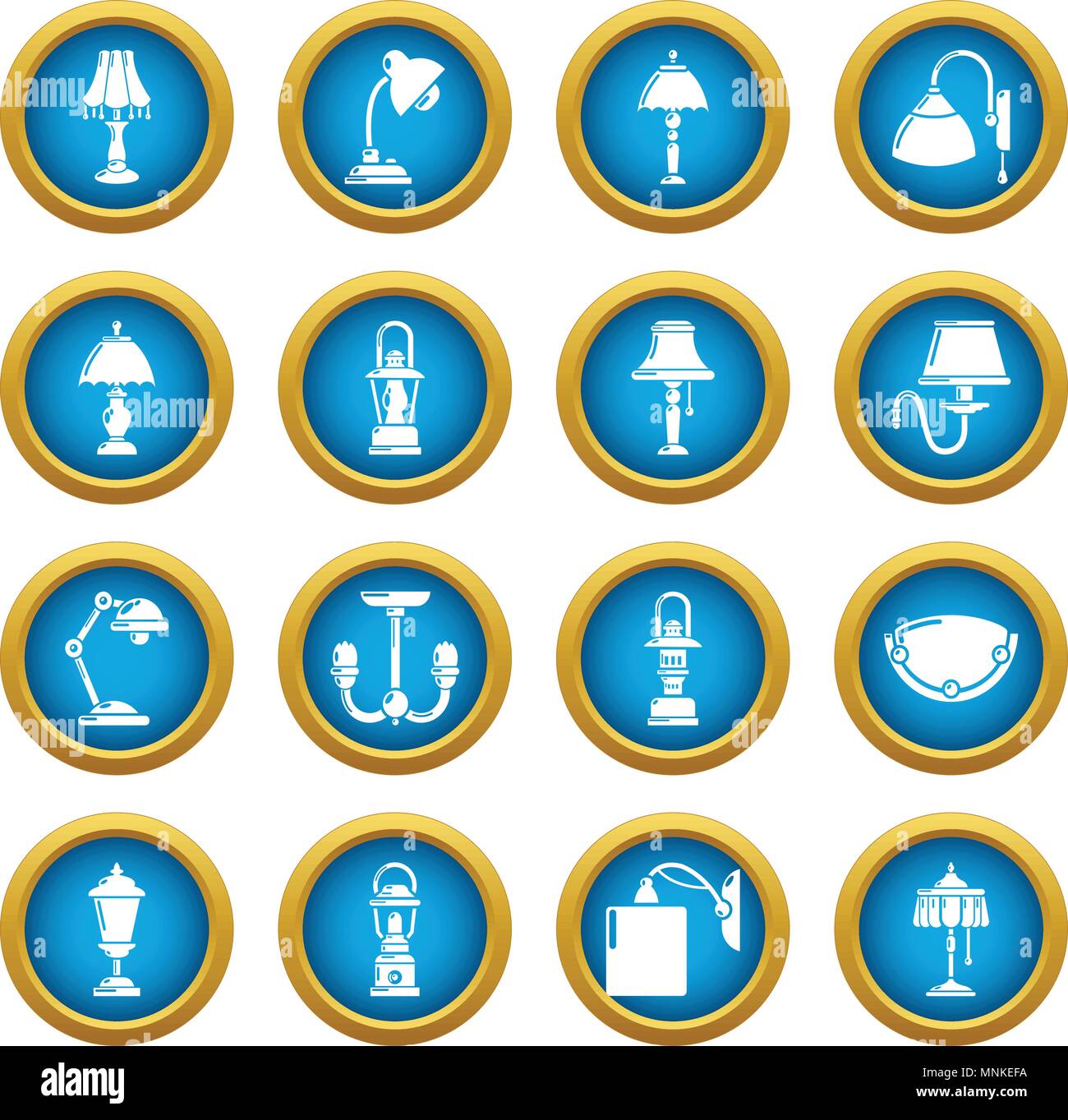 Street lighting lamp posts Stock Vector Images - Alamy