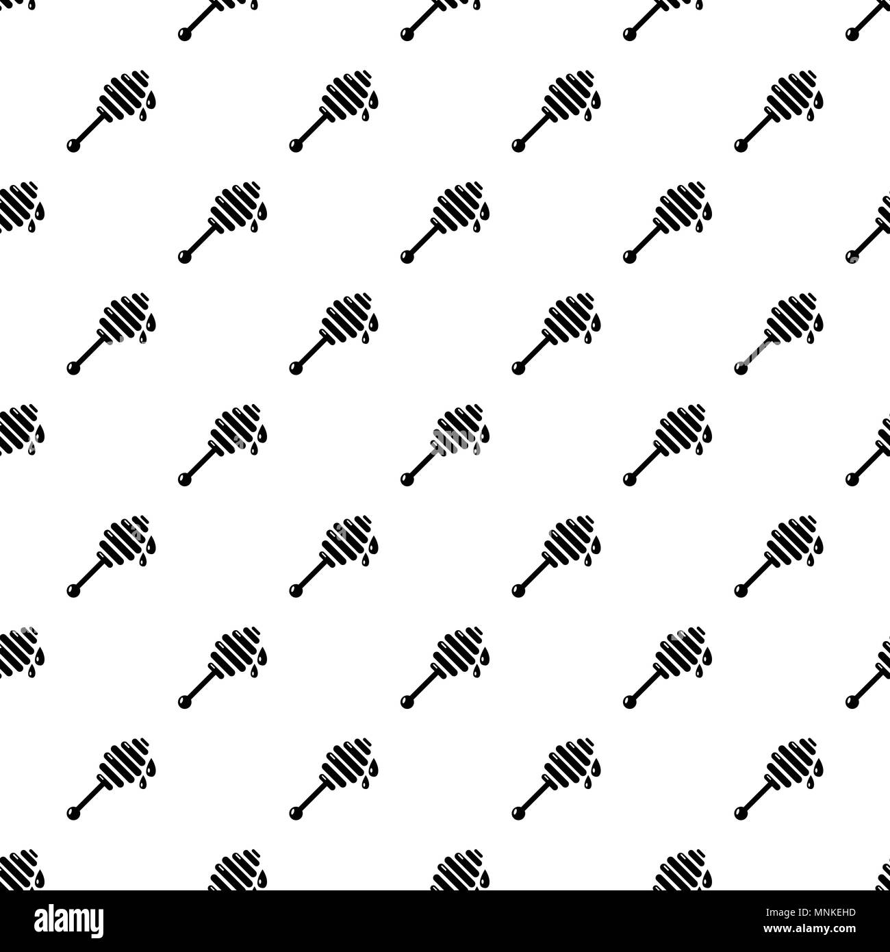Honey ladle pattern vector seamless Stock Vector Image & Art - Alamy