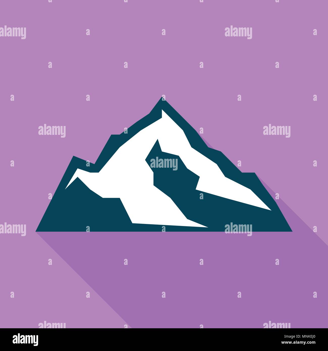 Climb mountain icon, flat style Stock Vector Image & Art - Alamy
