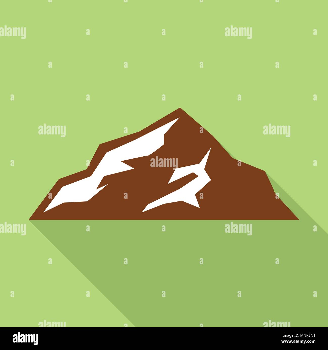 European mountain icon, flat style Stock Vector Image & Art - Alamy