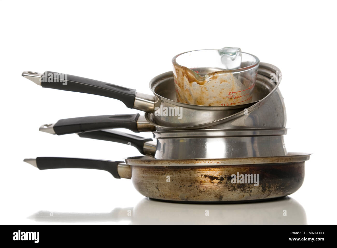 Dirty pots pans hi-res stock photography and images - Alamy