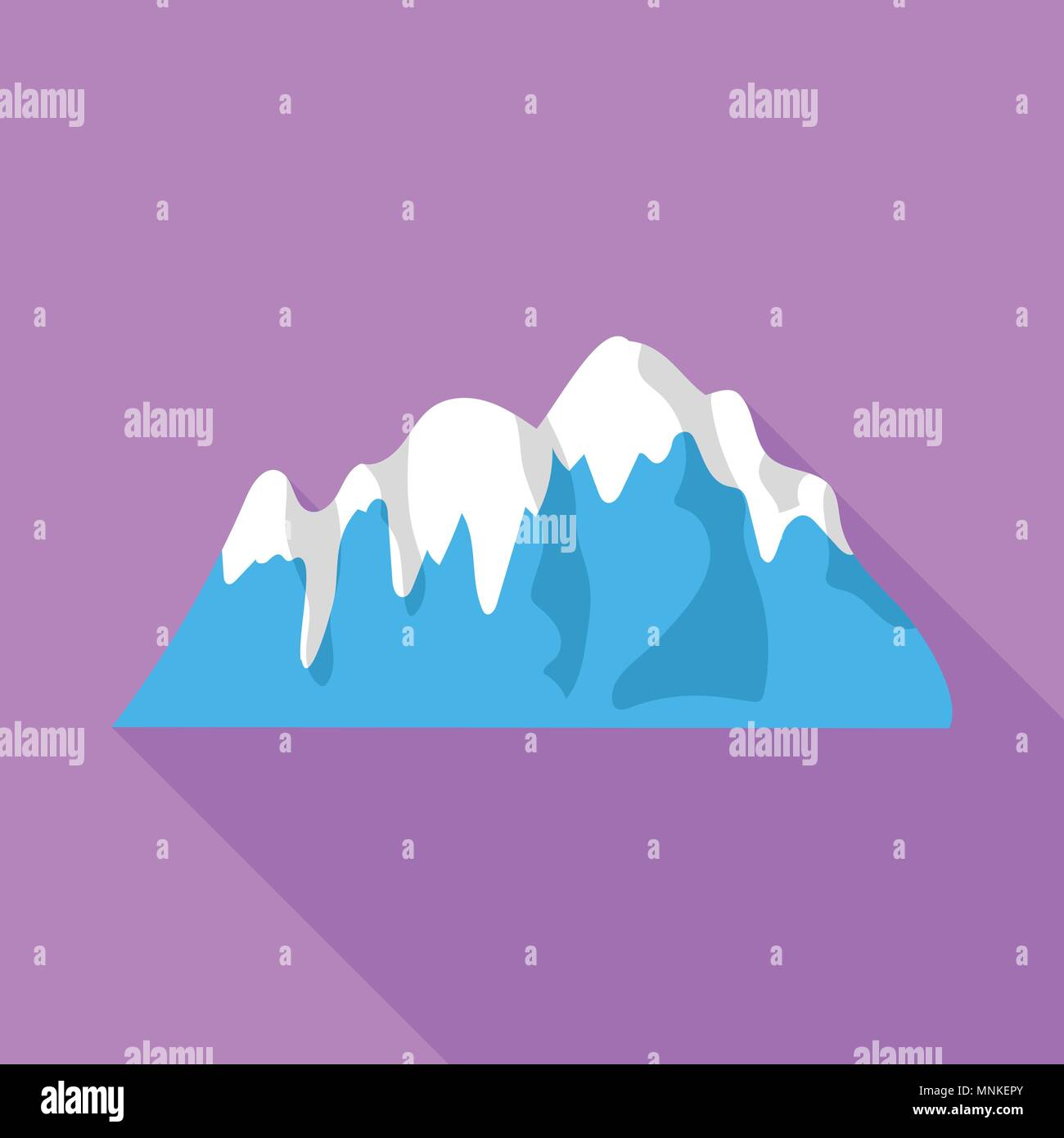 Arctic mountains icon, flat style Stock Vector Image & Art - Alamy
