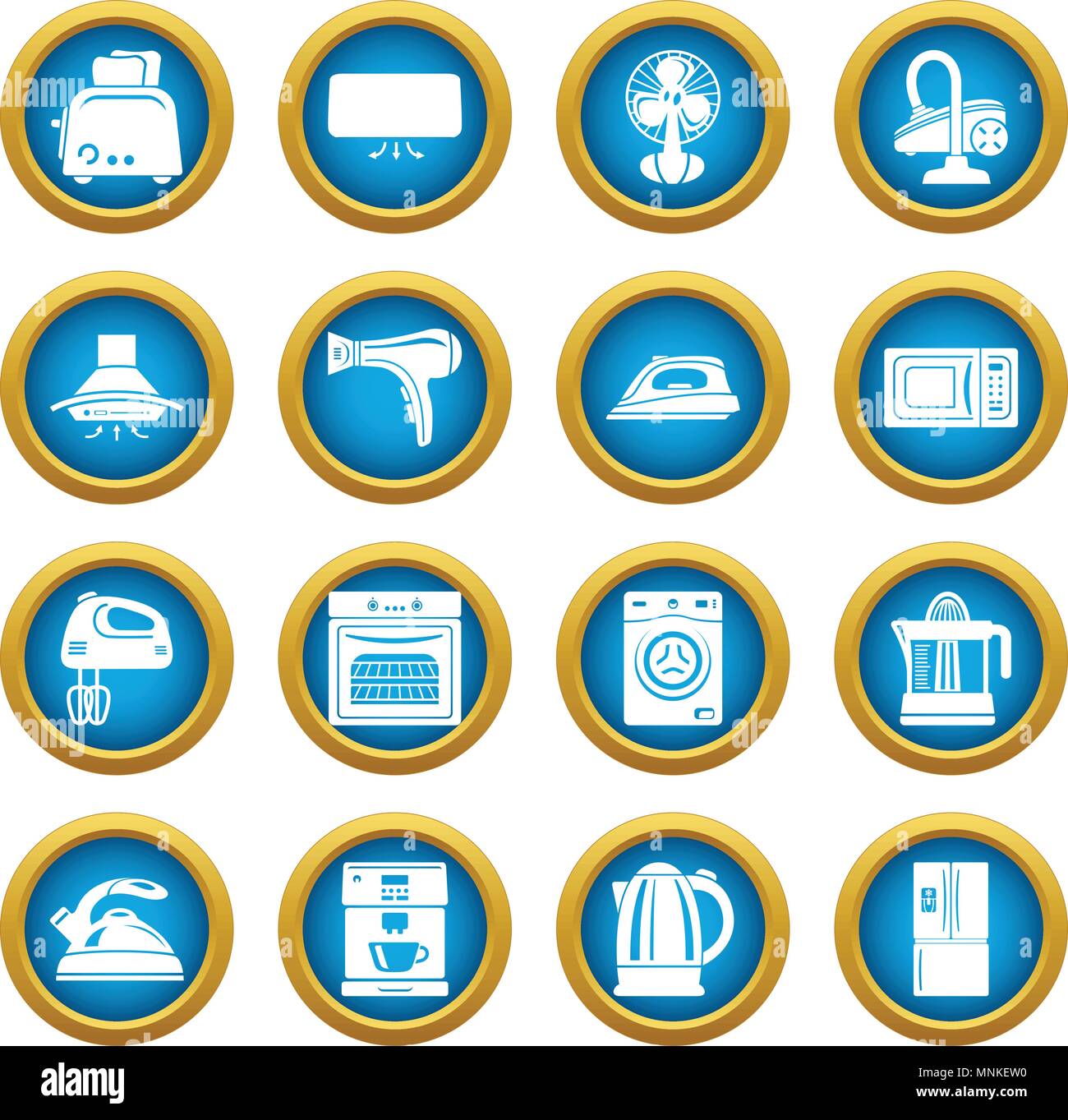 House appliance icons set, simple style Stock Vector Image & Art - Alamy