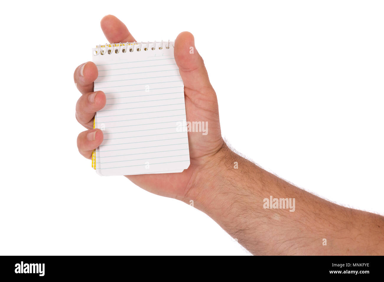 Hand holding blank note hi-res stock photography and images - Alamy