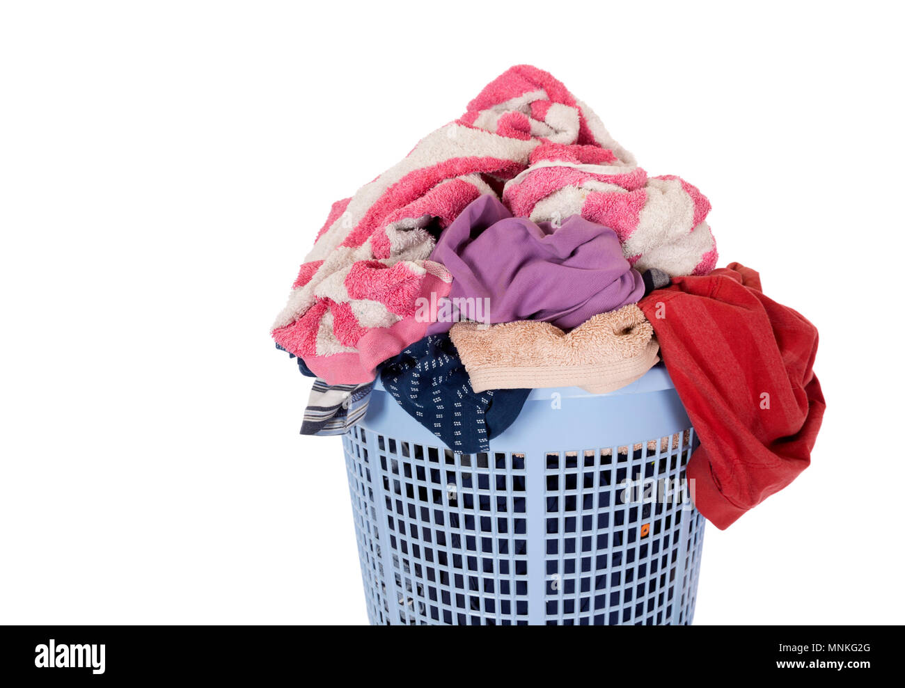 Laundry basket full clothes hi-res stock photography and images - Alamy
