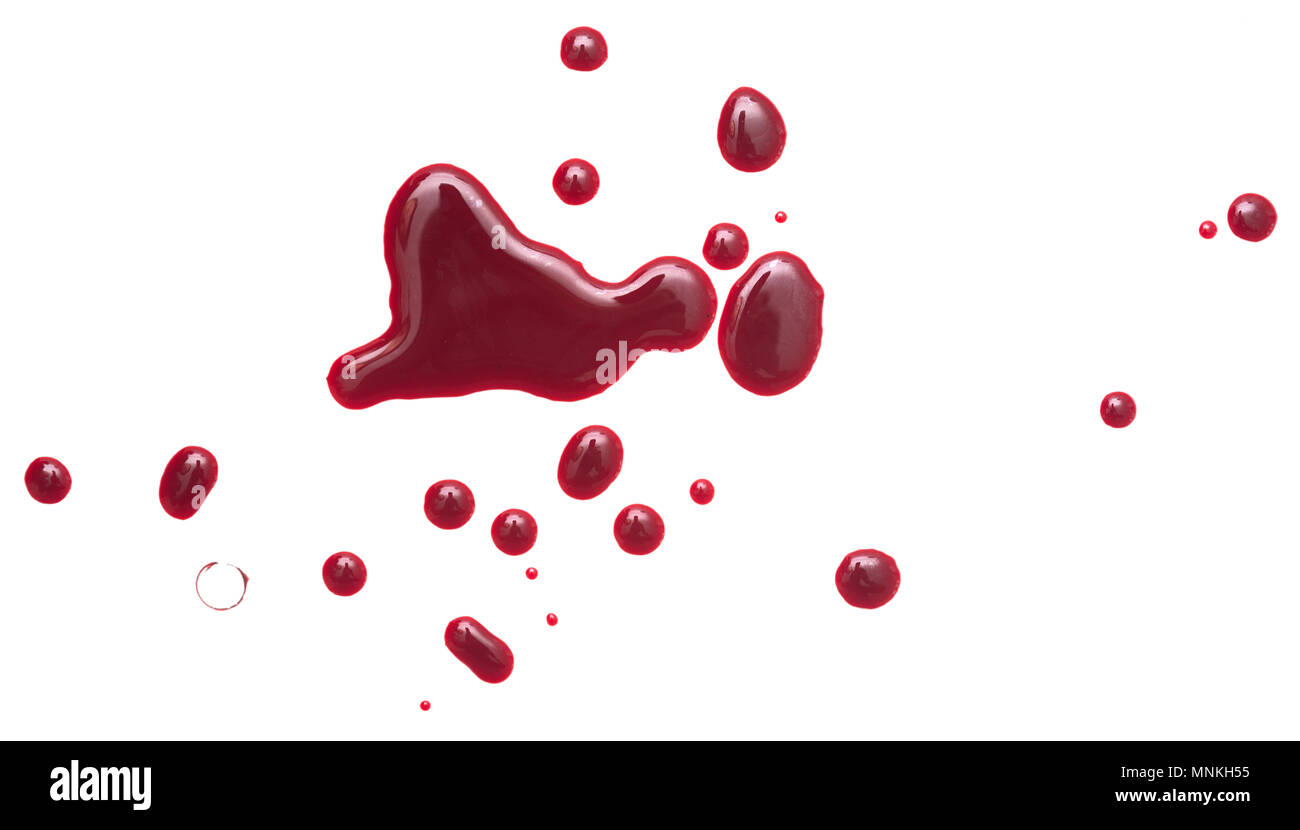 Dripping blood Cut Out Stock Images & Pictures - Alamy