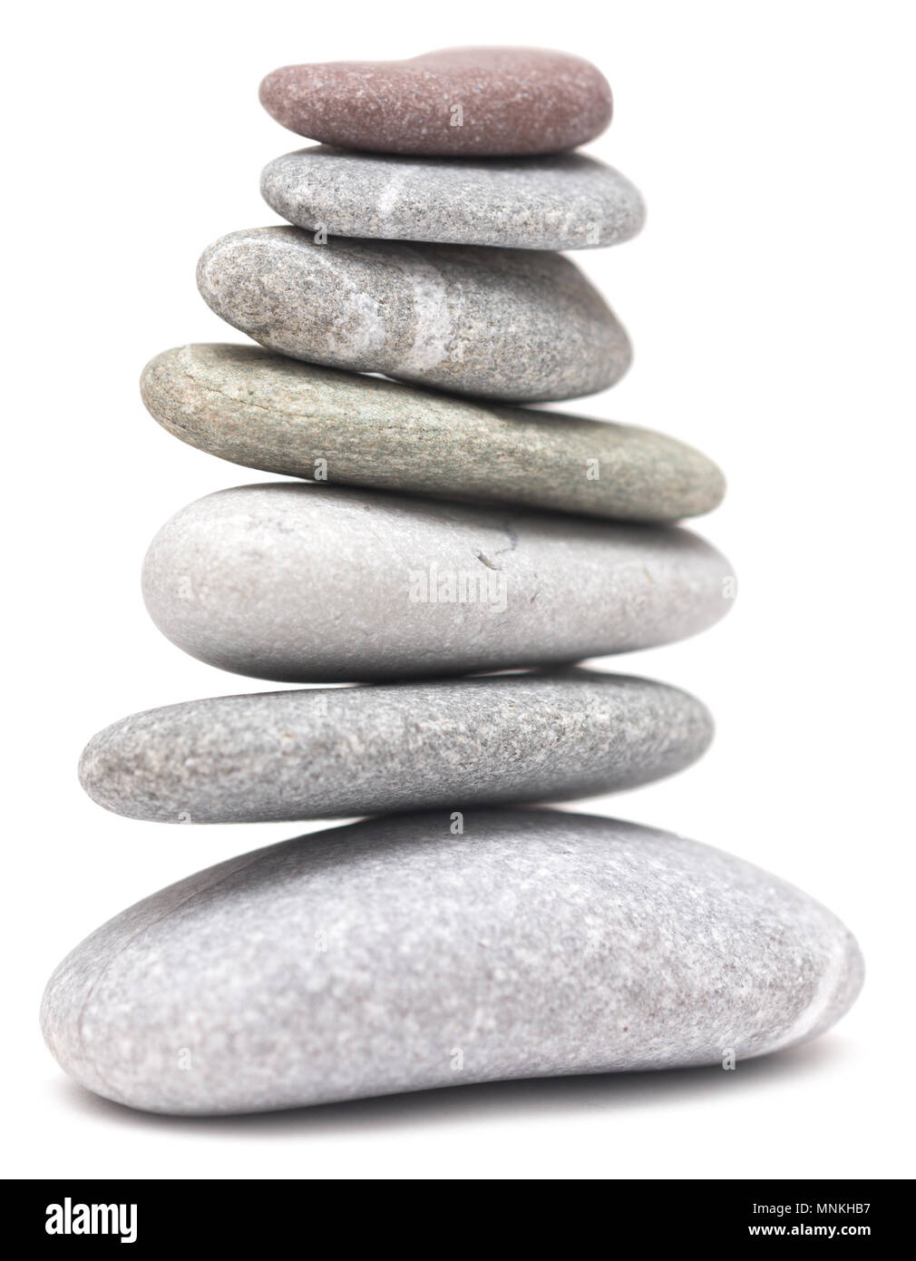 Stones isolated on white background Stock Photo - Alamy