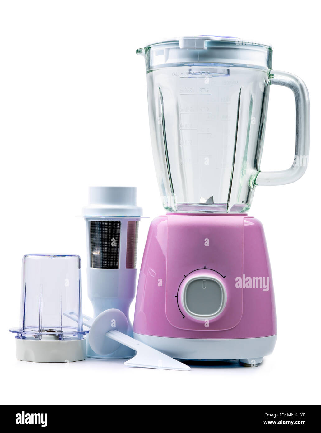 Empty Pastel Purple Electric Blender With Filter Toughened Glass Jug