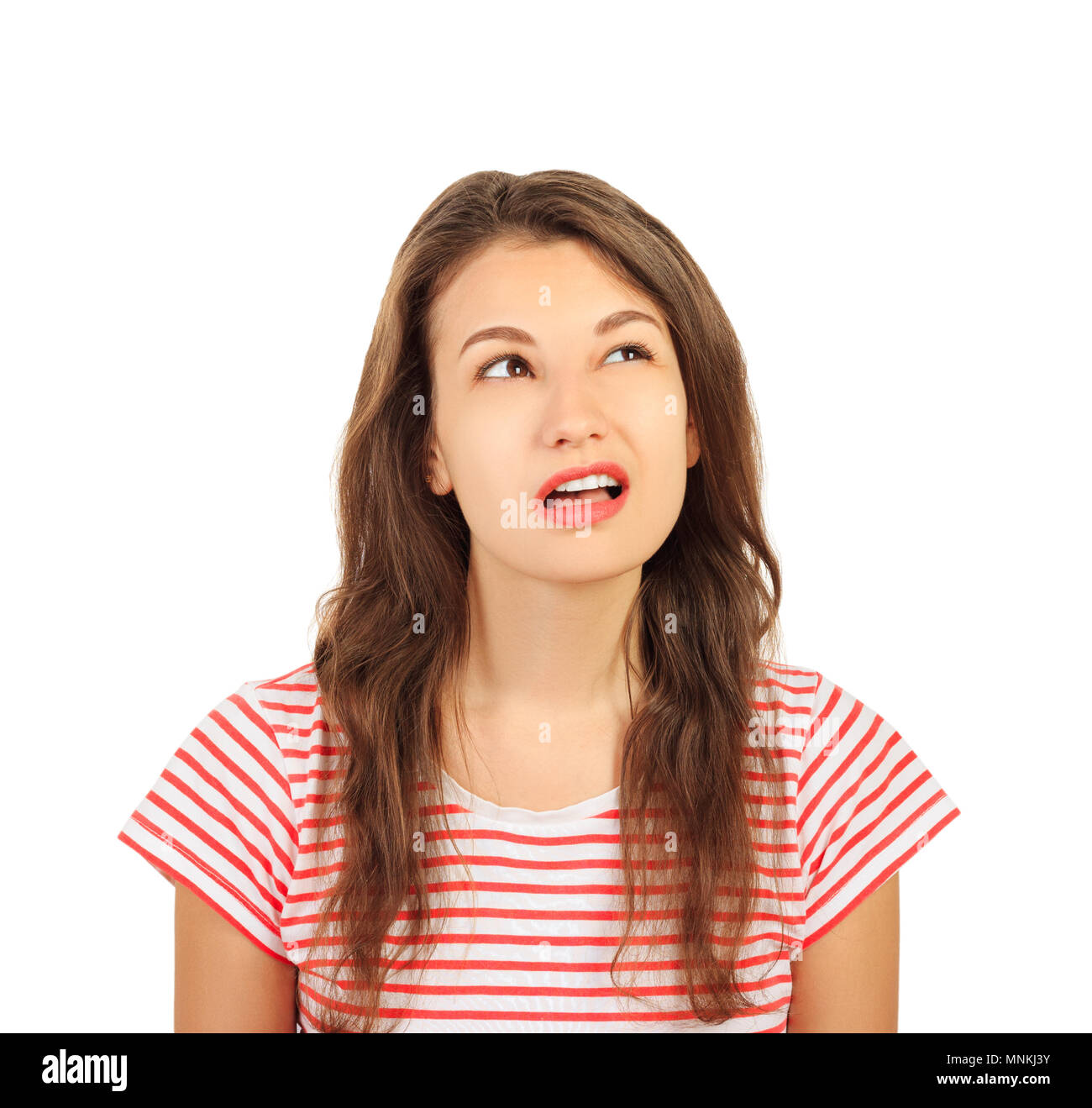Girl confused hi-res stock photography and images - Alamy