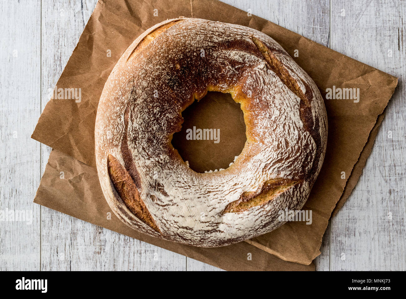 Turkish Tandir ekmegi / Tandoor Bread. Organic Bakery Stock Photo - Alamy
