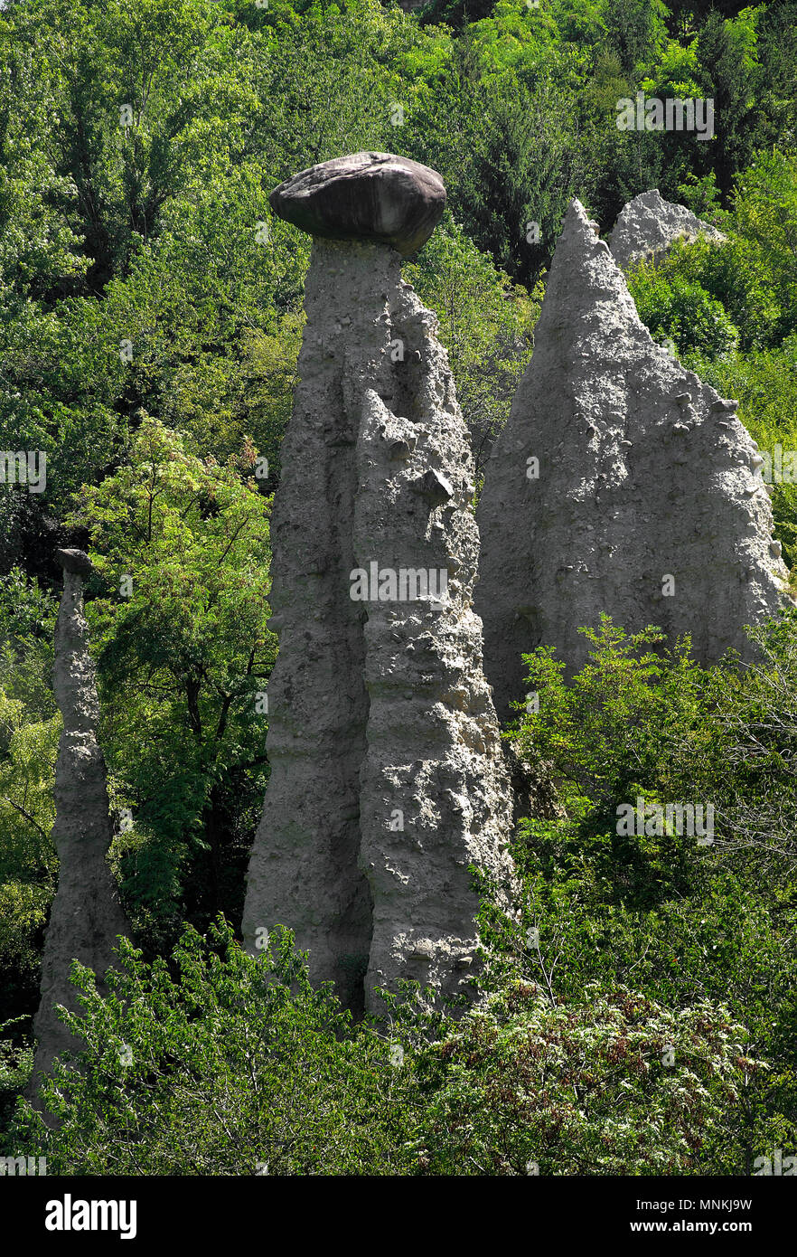 Zone (BS), Italy, NaturalReserve of the Pyramids of zone , the pyramids ...