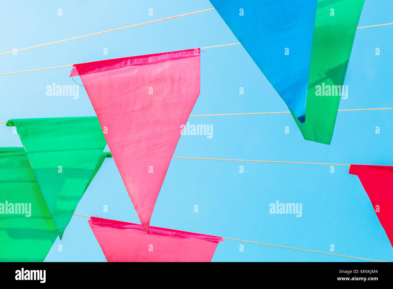 Color full triangular flag to creative texture and pattern for design ...