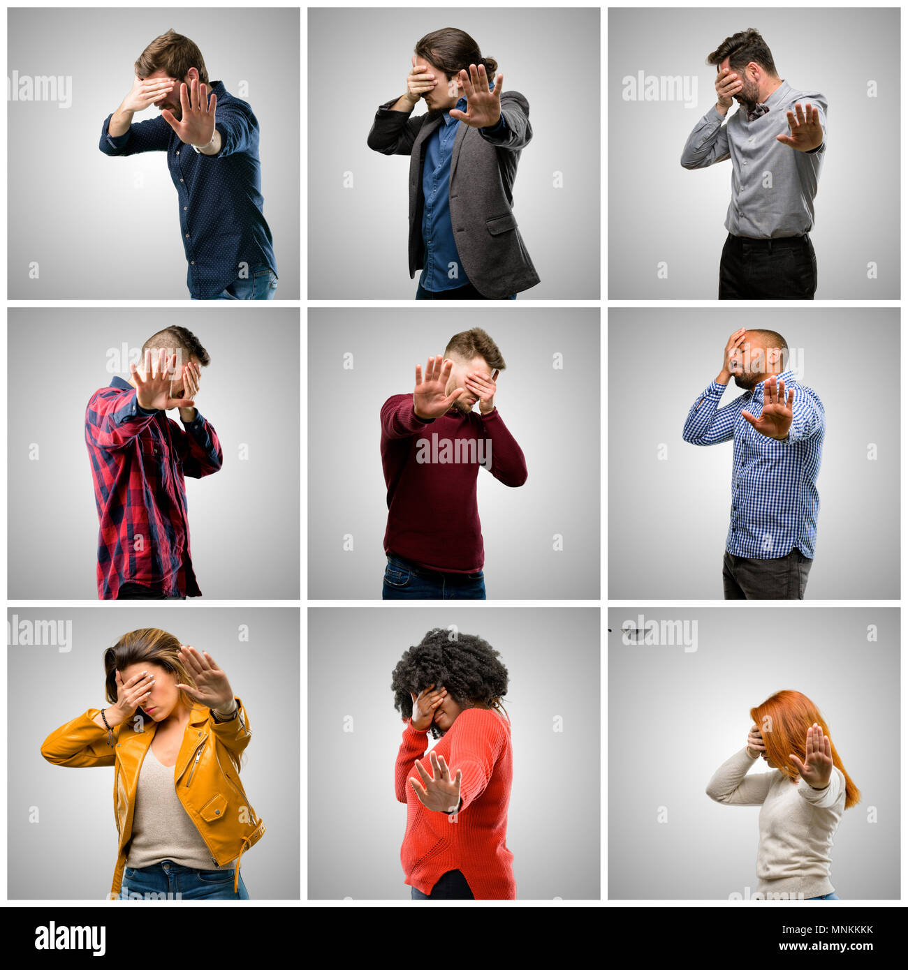 African group shy hi-res stock photography and images - Alamy