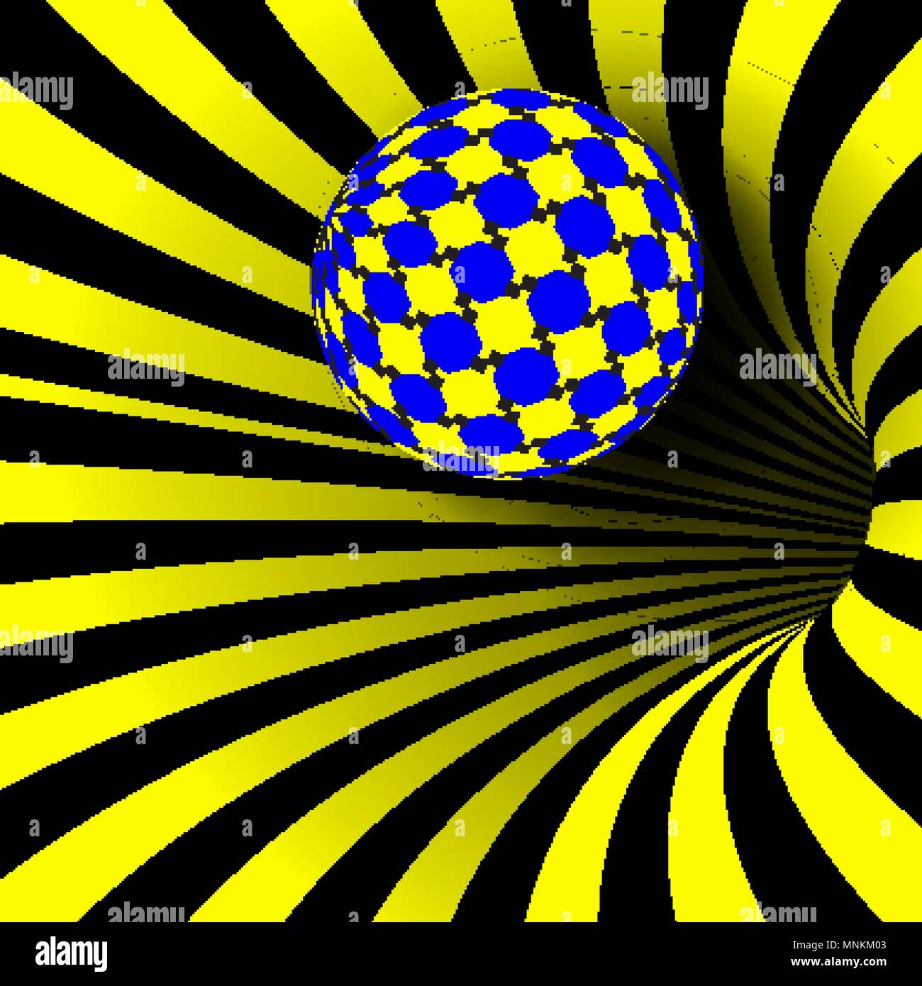 Moving Hypnotic Spiral