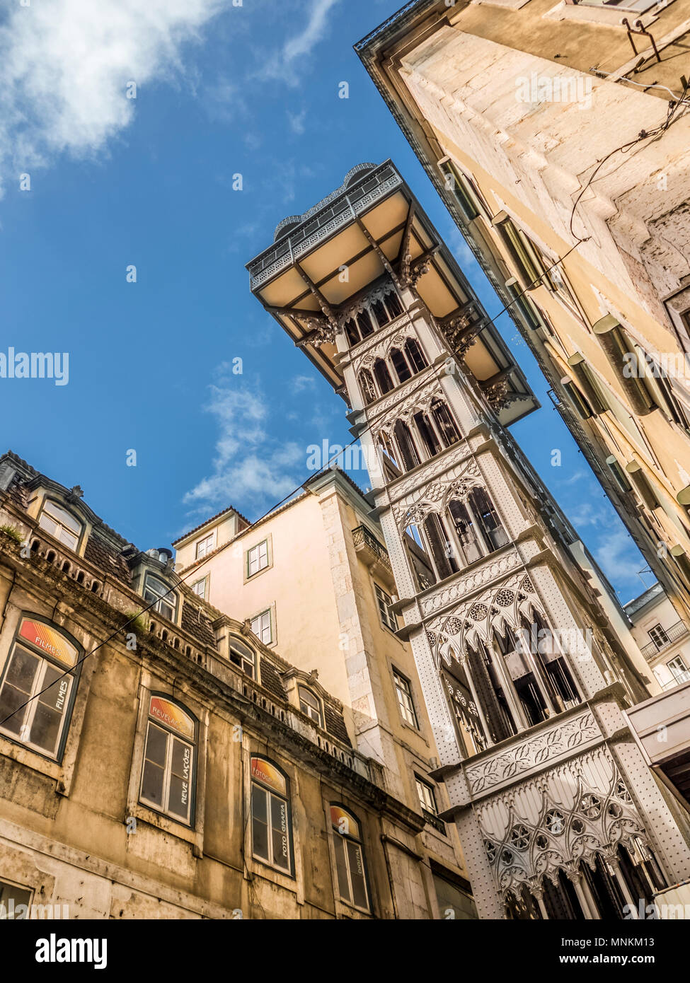 Lisbon City Elevator, Portugal Stock Photo - Alamy