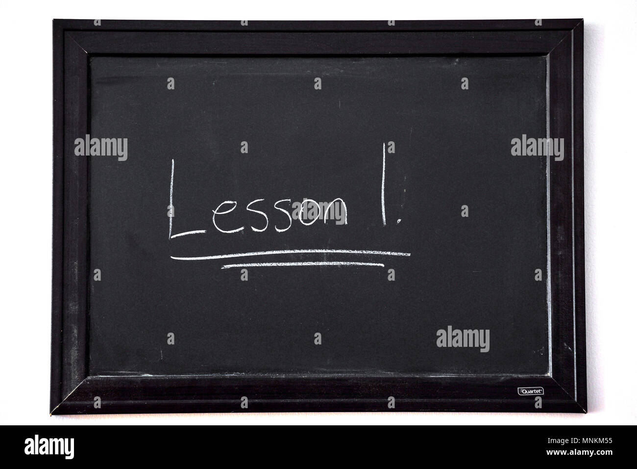 Black board 1st lesson hi-res stock photography and images - Alamy