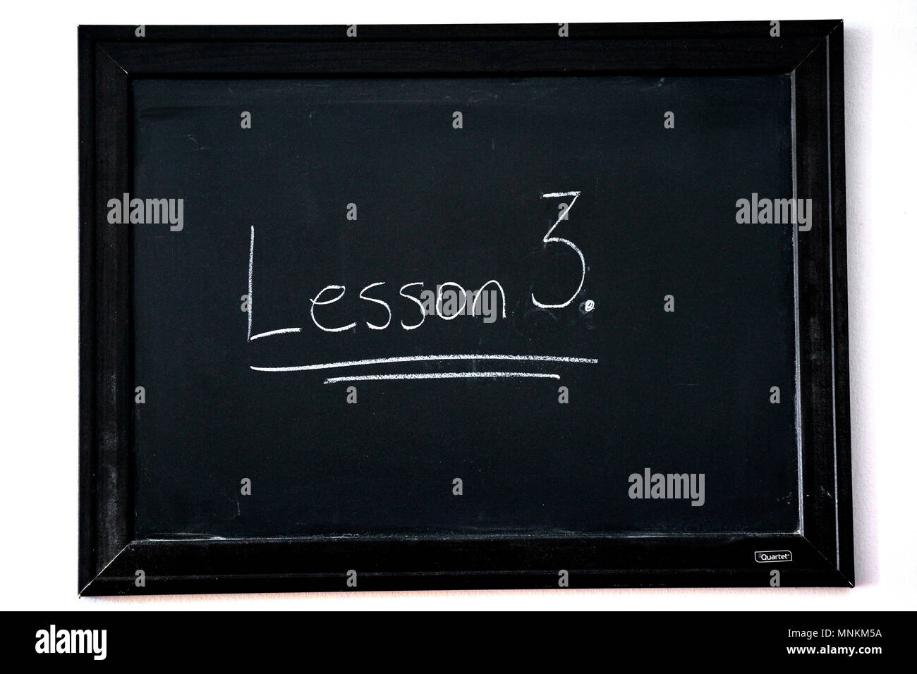 3rd lesson black board hi-res stock photography and images - Alamy