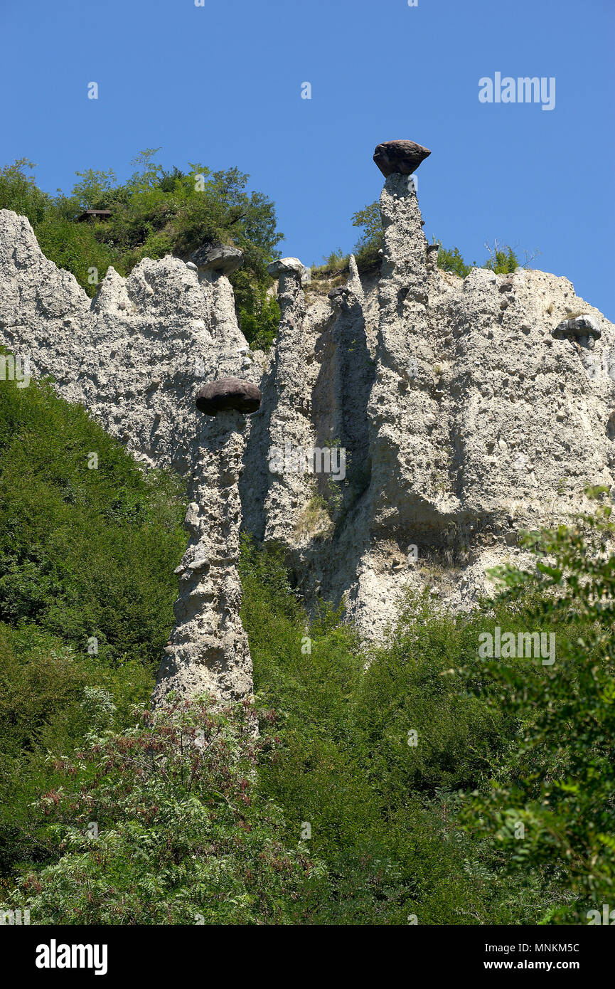 Zone (BS), Italy, NaturalReserve of the Pyramids of zone , the pyramids ...